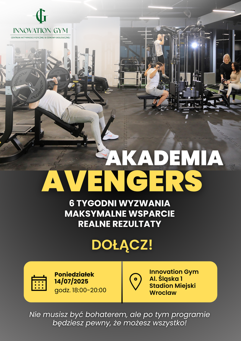 Innovation Gym - nowoczesne Centrum Aktywności Fizycznej
